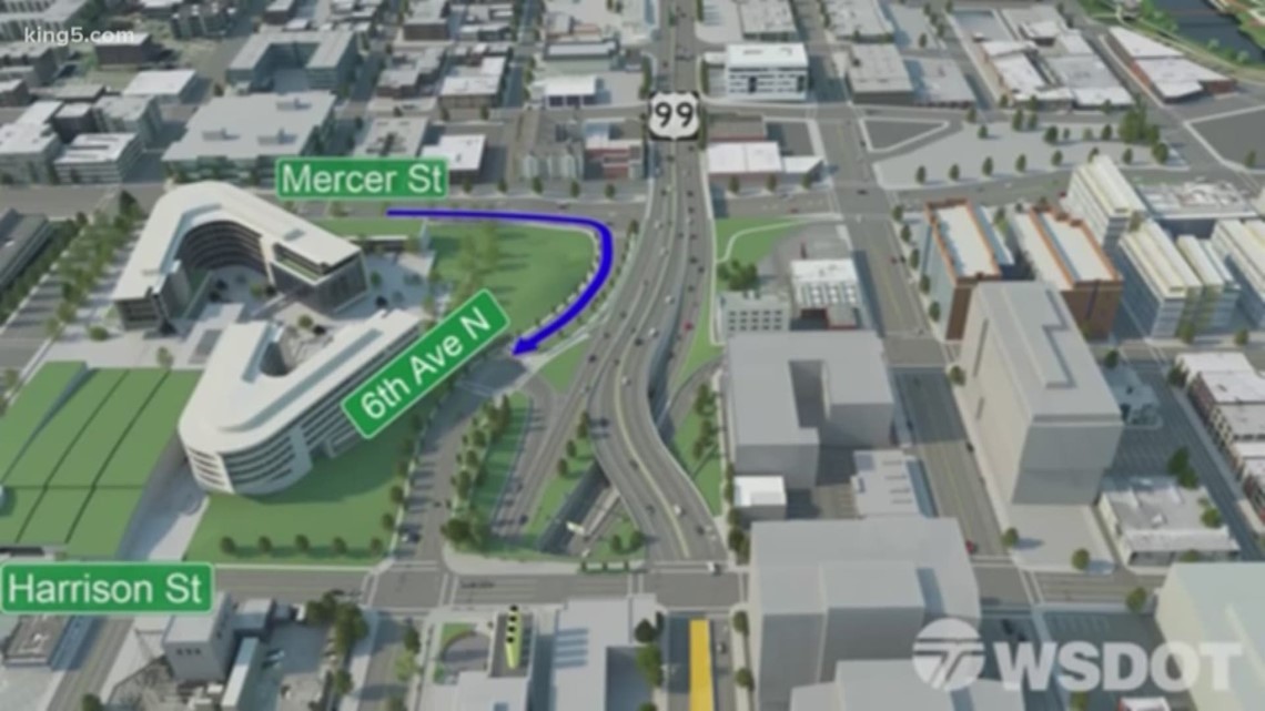 A look at how the entrances and exits of the new SR 99 tunnel are laid ...