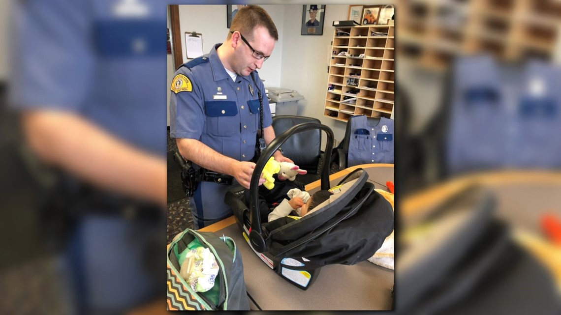 Troopers babysit 10-month-old after arresting mom for DUI | king5.com