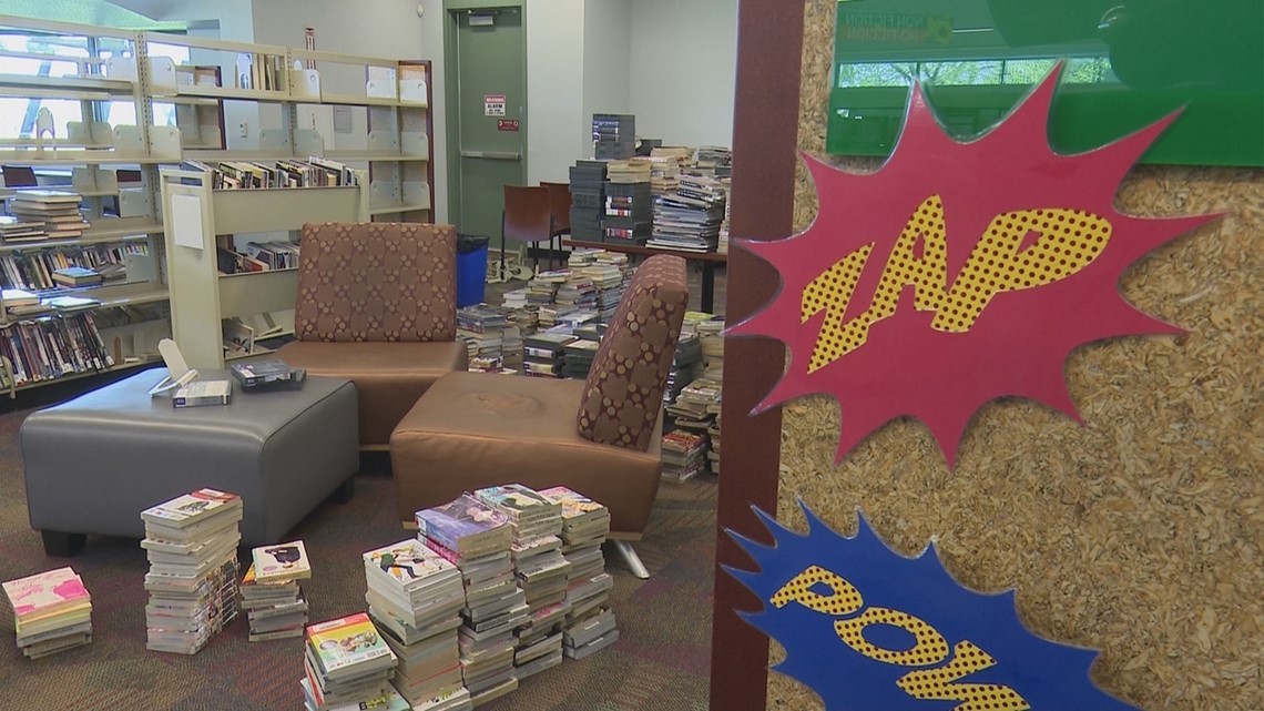 CAUGHT ON VIDEO: Texas library rampage causes $10,000 in damage | king5.com