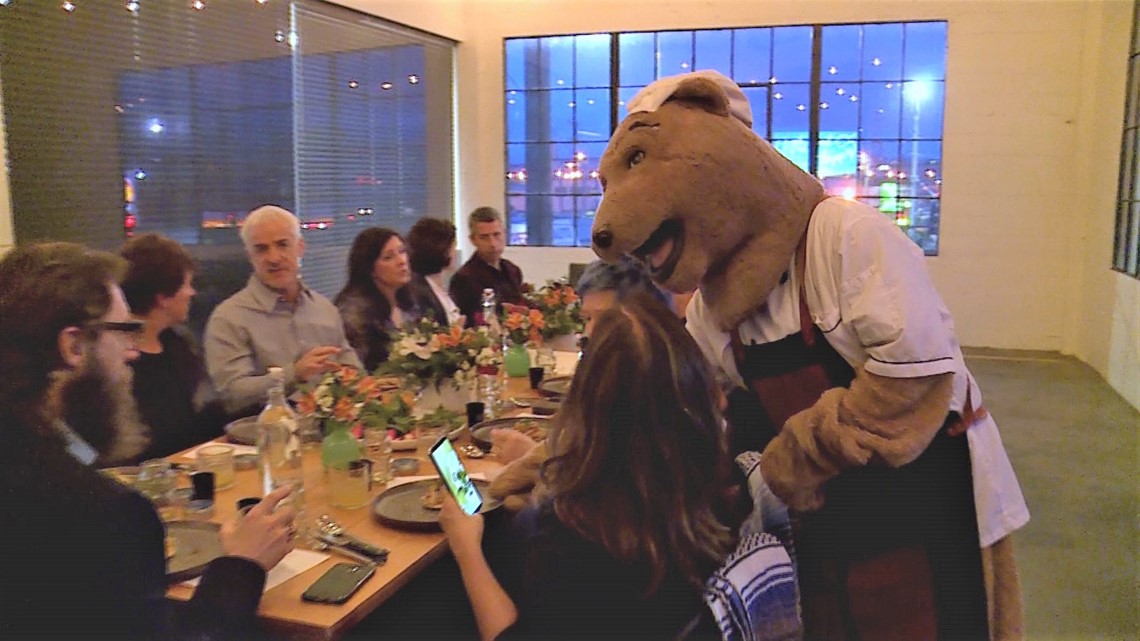 A secret dinner party hosted by a chef in a bear suit!? Cow by Bear is ...