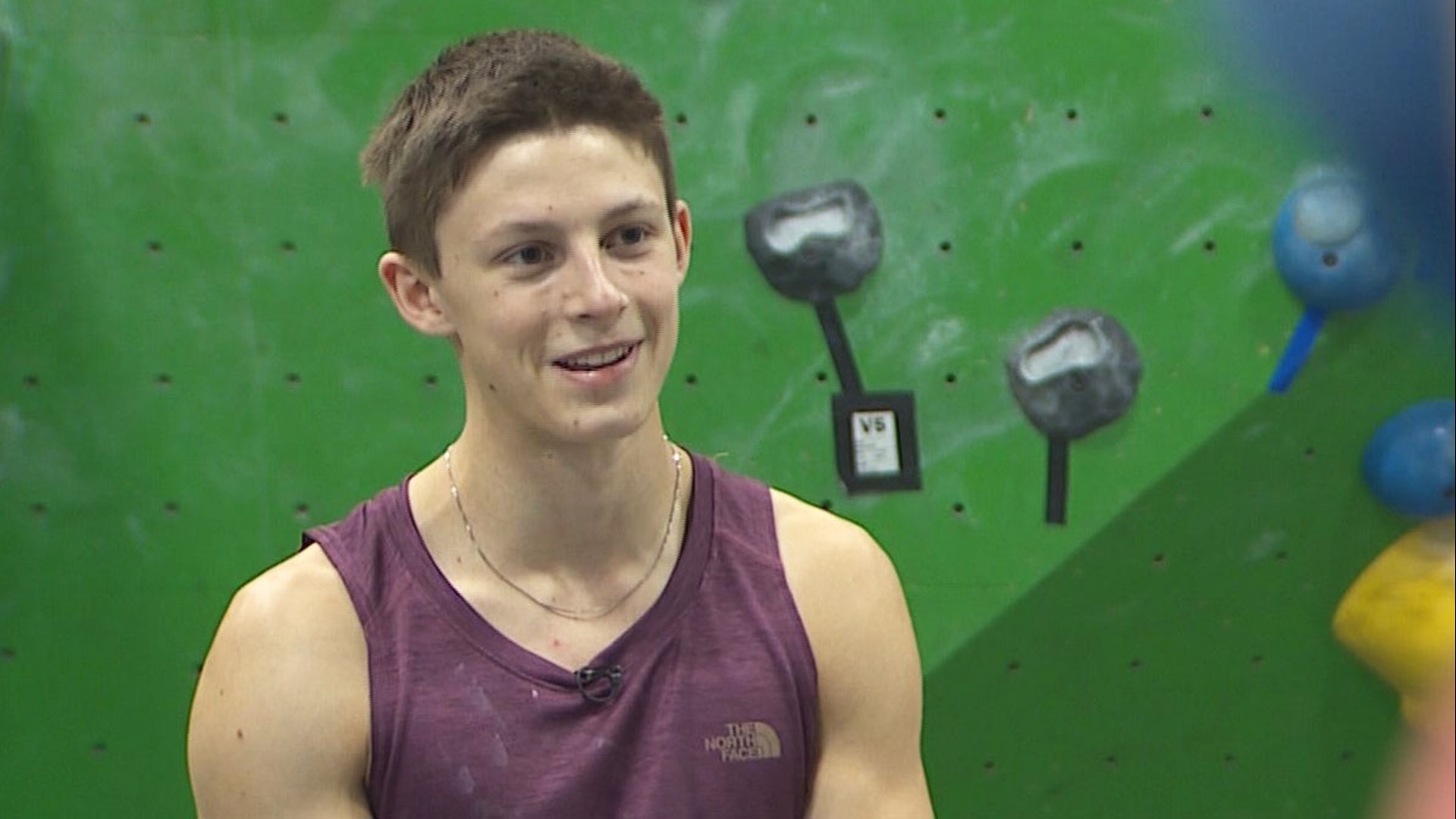 Woodinville teen climbs toward new 2020 Olympic event | king5.com