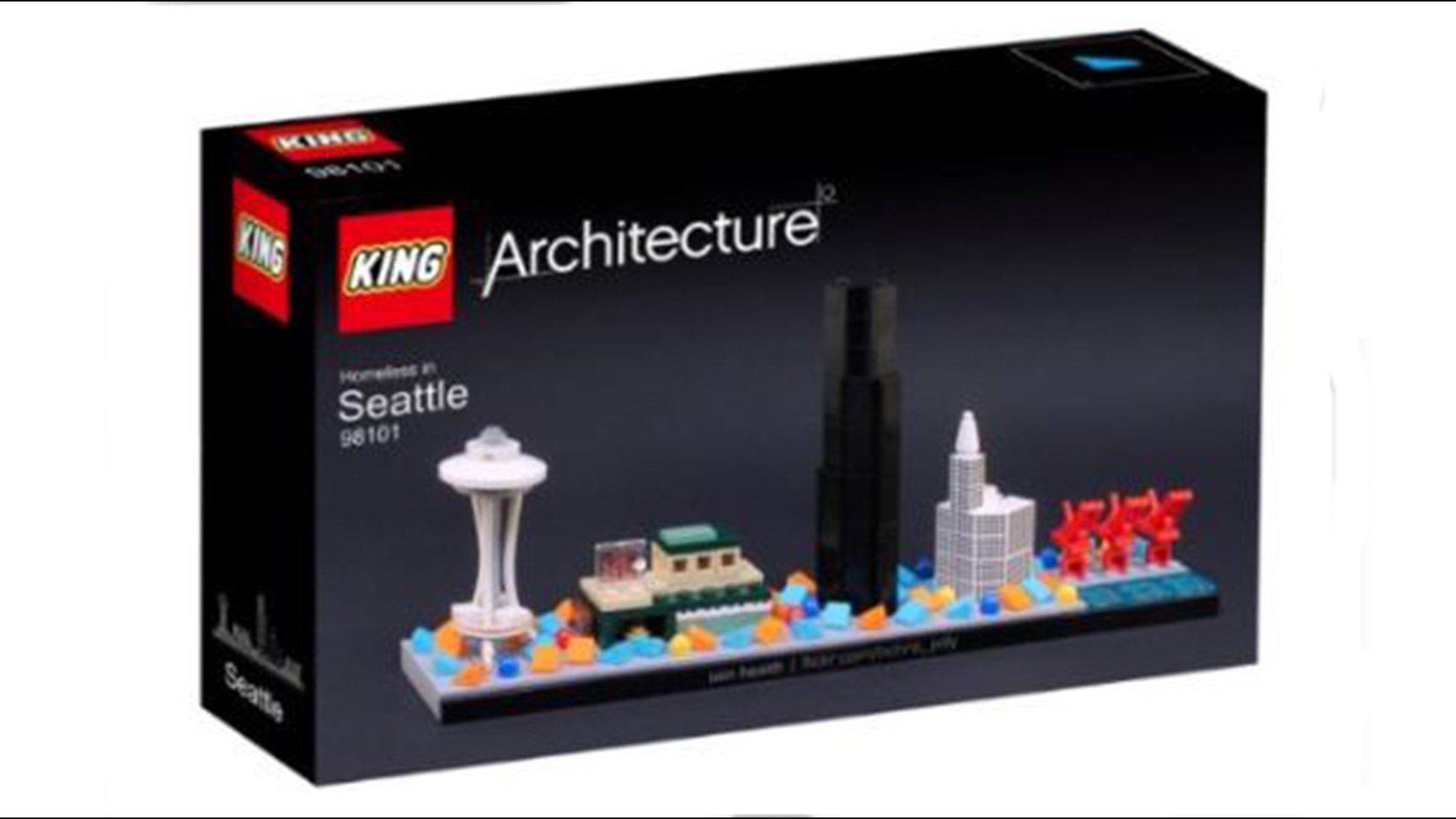 LEGO artist creates Seattle scene with iconic buildings, tents in the ...