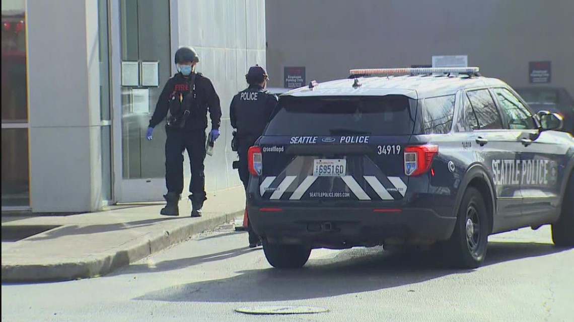One person shot during bank robbery in Seattle's SoDo neighborhood ...