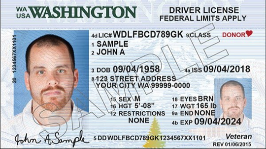 Washington driver’s license numbers change Tuesday | king5.com