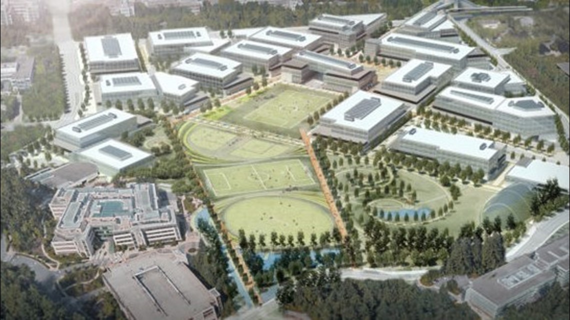 Microsoft’s massive campus refresh starts later this year | GeekWire ...