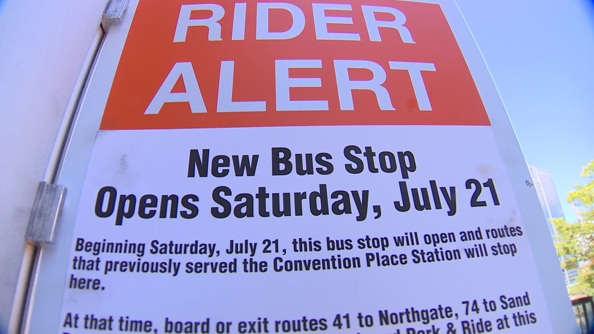 Convention Center expansion reroutes 800 bus routes in Seattle | king5.com