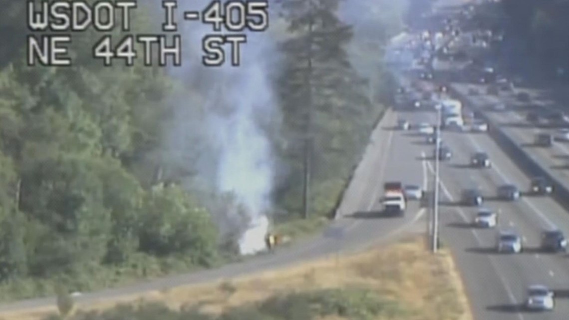 WSDOT praises employee for roadside fire response | king5.com