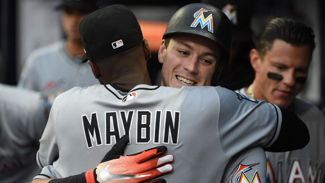 Mariners make outfield upgrade getting Maybin from Marlins | king5.com