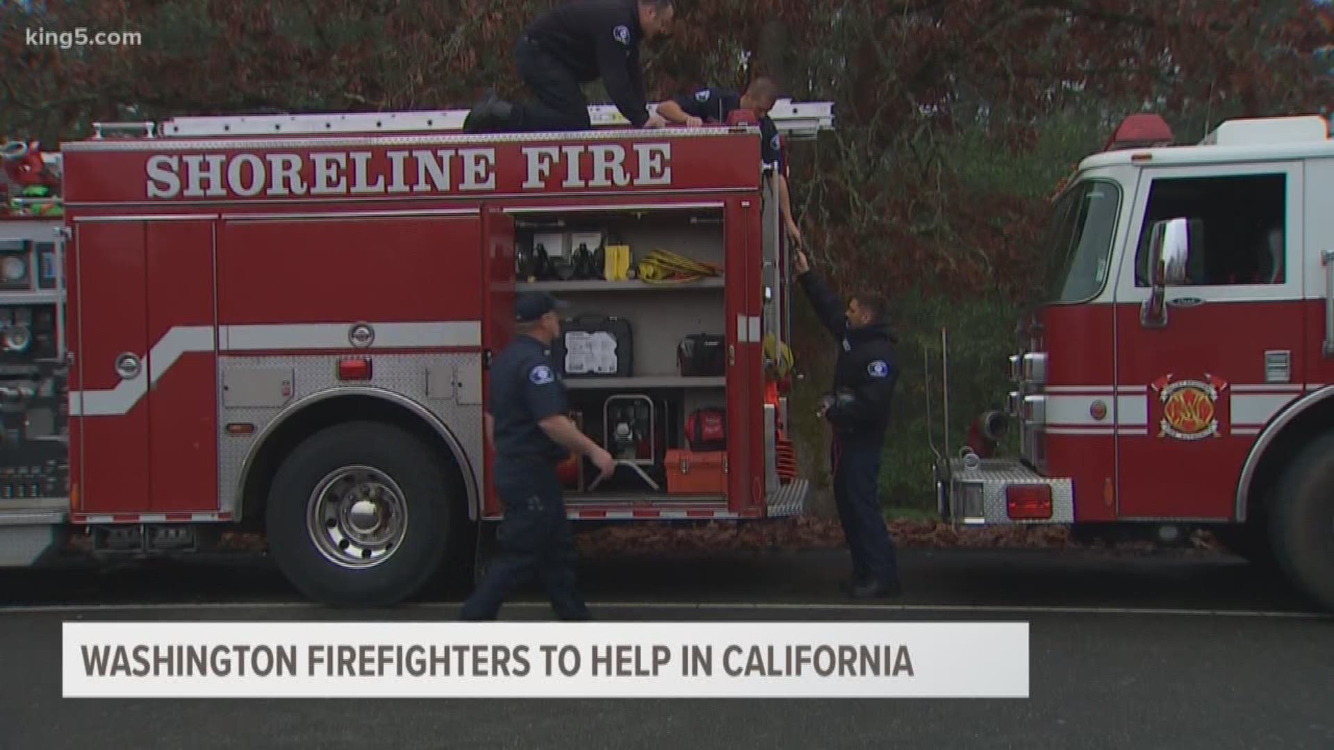 Washington deploying more than 100 firefighters to California | king5.com