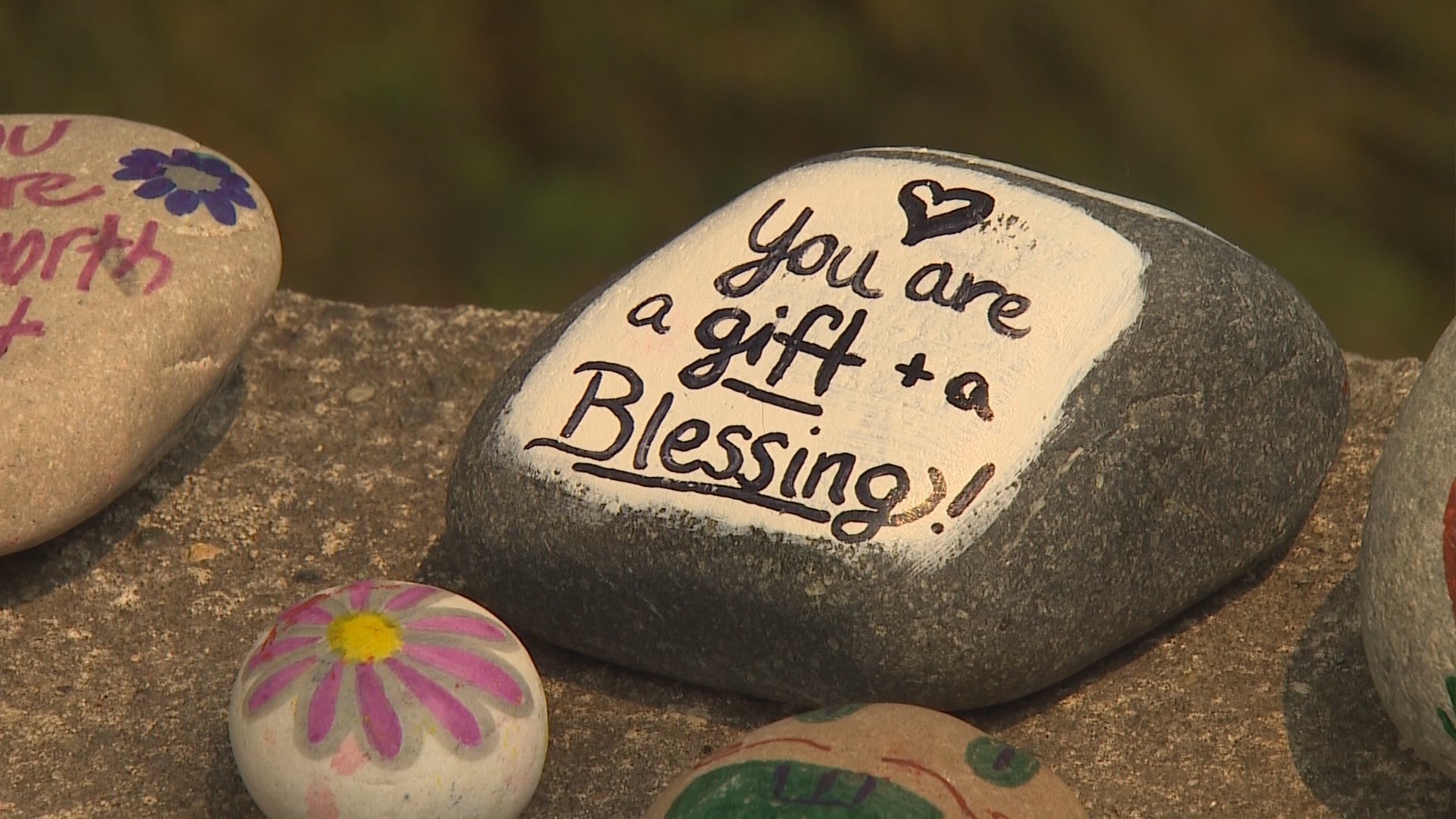 Painted rocks left along Deception Pass Bridge offer messages of hope ...