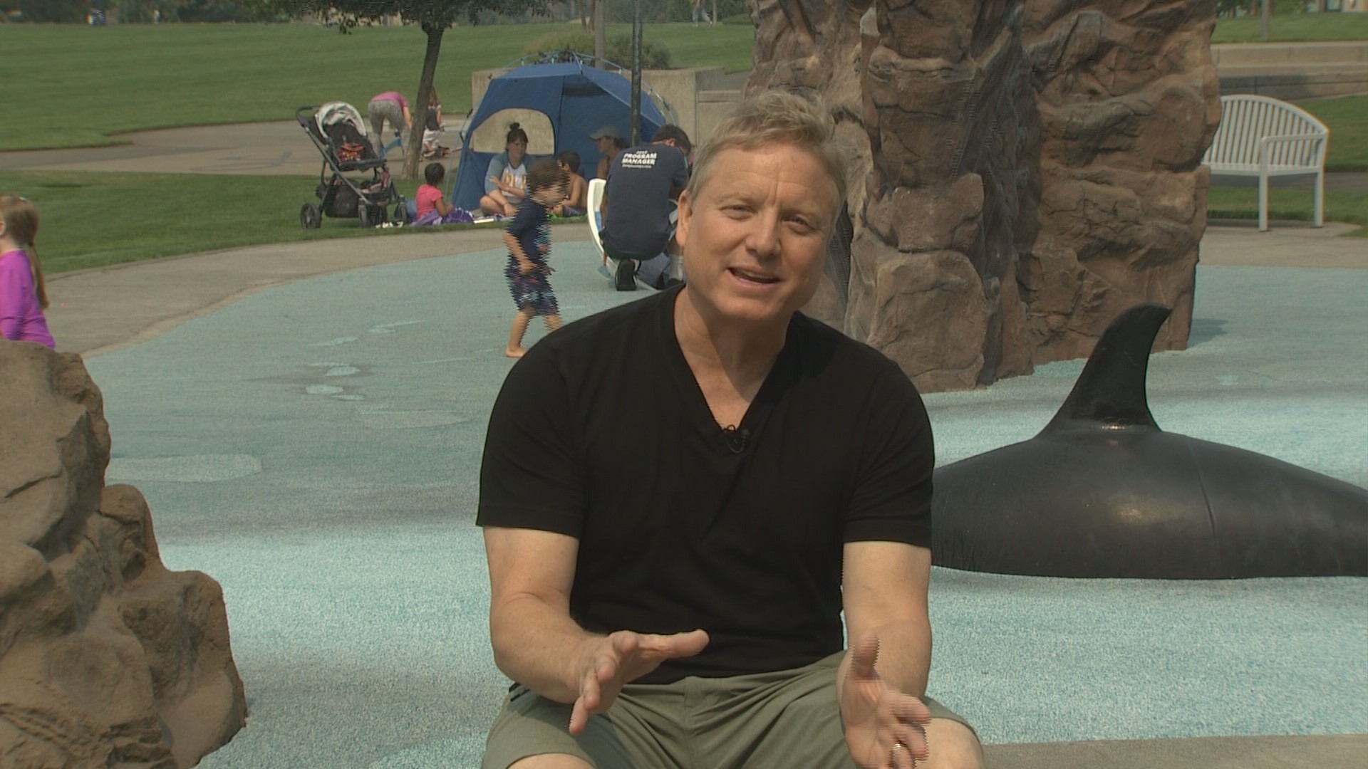 Tue 8/14, Bellevue Crossroads Water Spray Playground, Full Episode ...