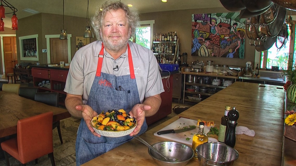 See how Chef Tom Douglas prepares peaches | king5.com