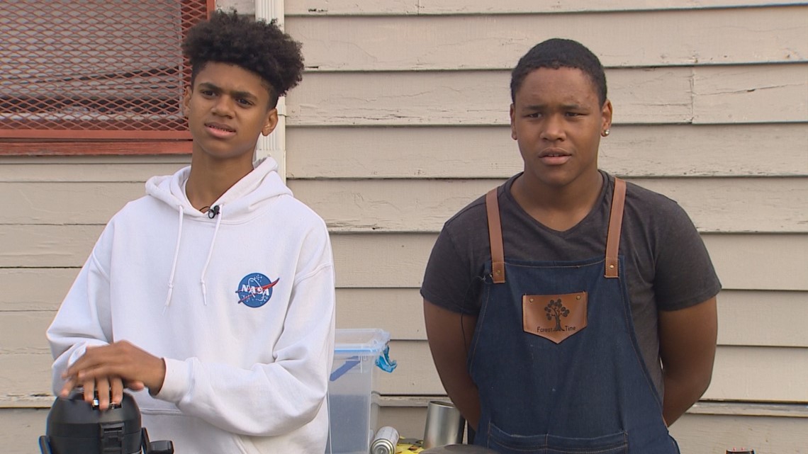Teen entrepreneurs open popular coffee stand in South Seattle | king5.com