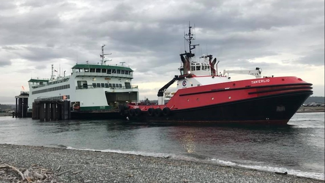 Coupeville ferry repairs could take days after grounding | king5.com