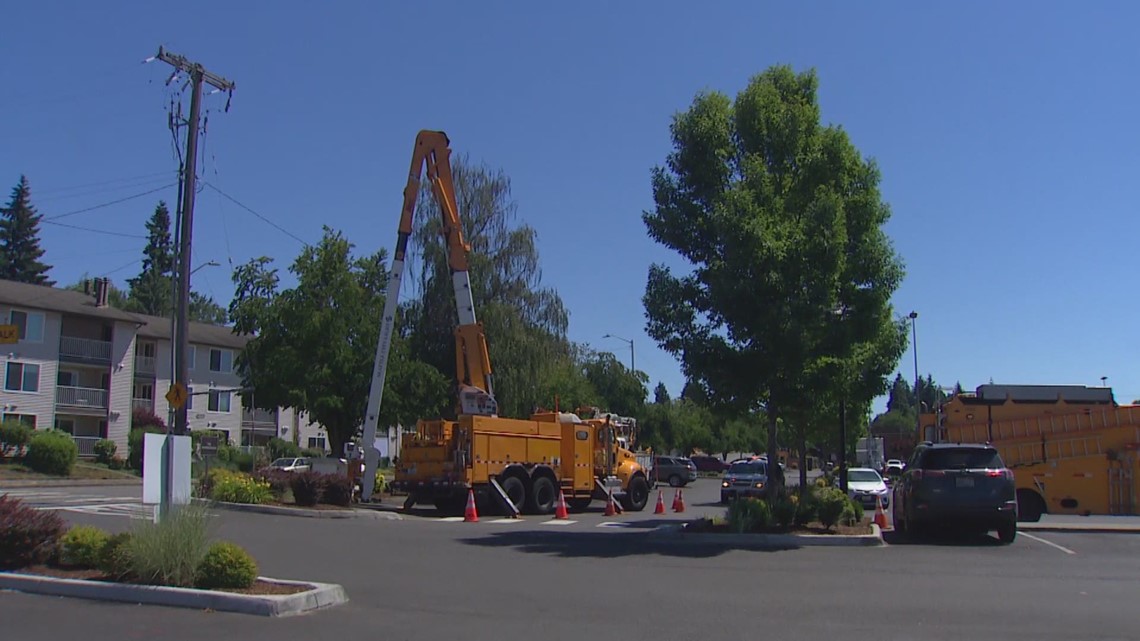 Thousands lose power around Puget Sound as temperatures heat up | king5.com