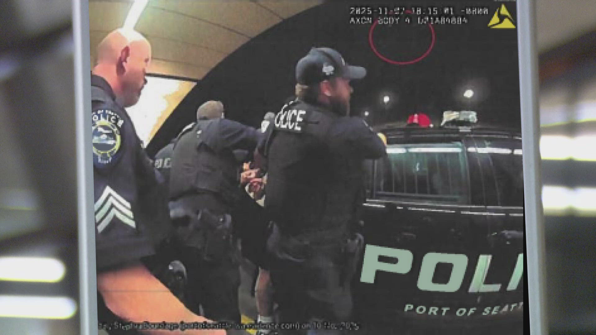 Intoxicated traveler accused of spitting on officer during arrest at ...