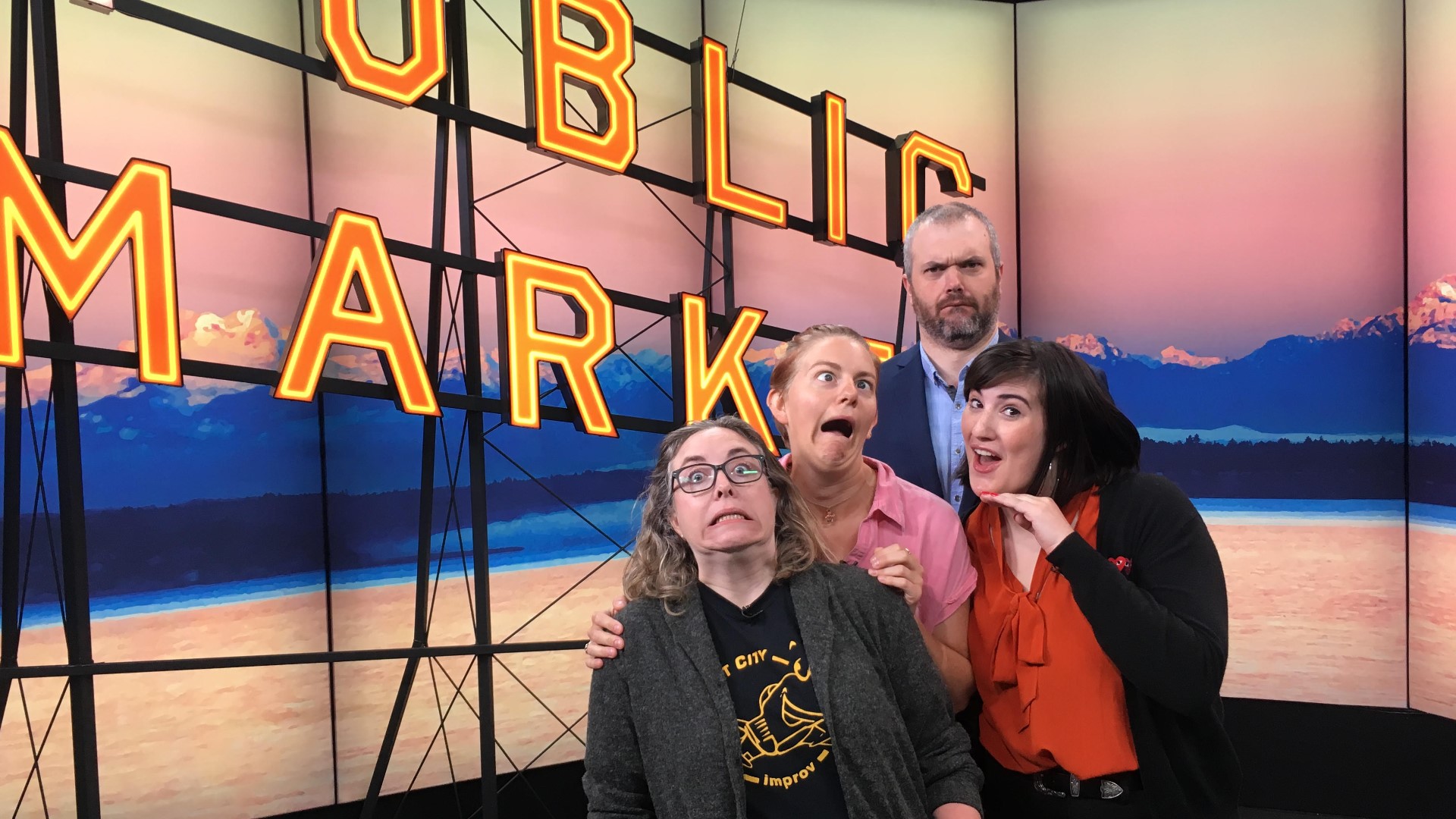 The Jet City Improv troupe joins New Day for a game of memory! | king5.com