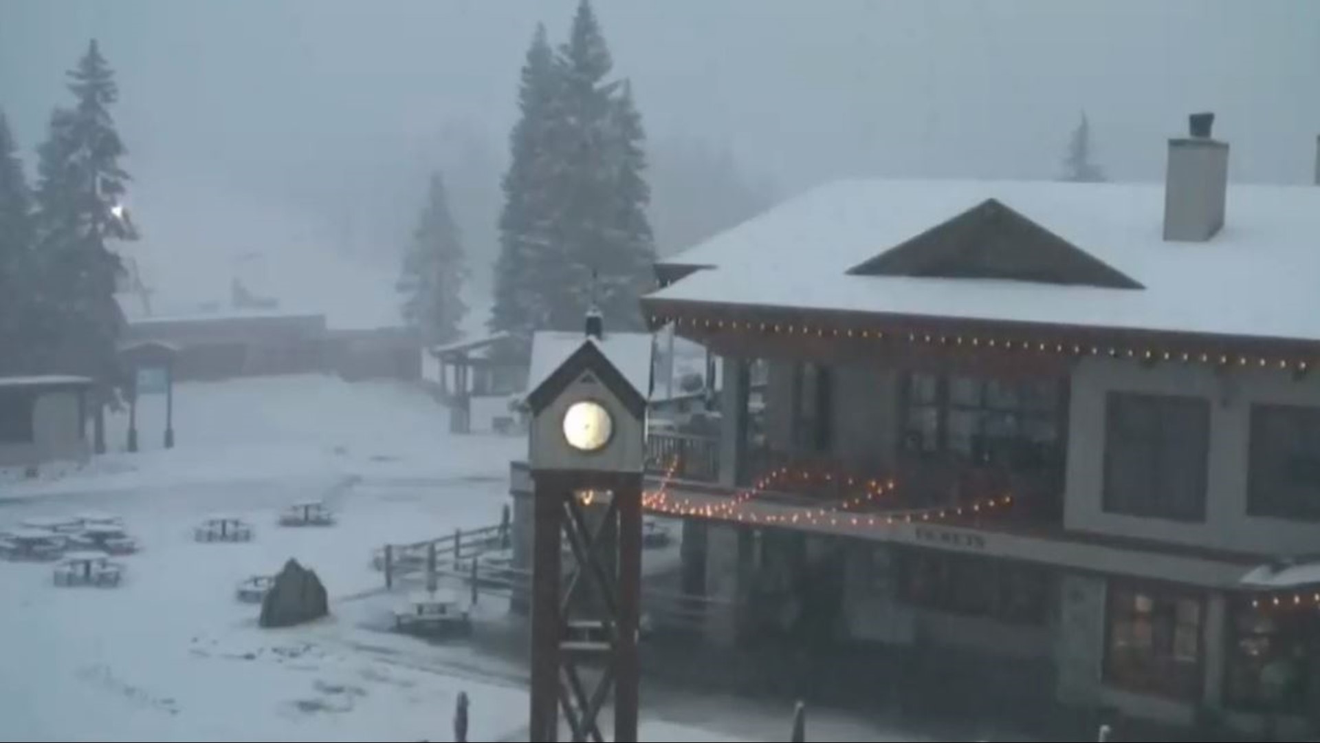 Snow at Stevens Pass is 'a little early' | king5.com