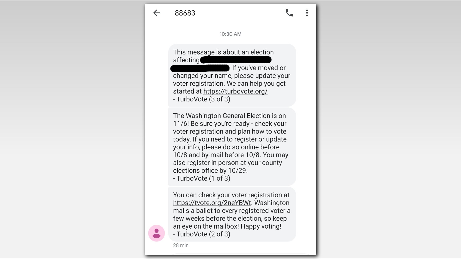 TurboVote scam asks for your voter registration information | king5.com