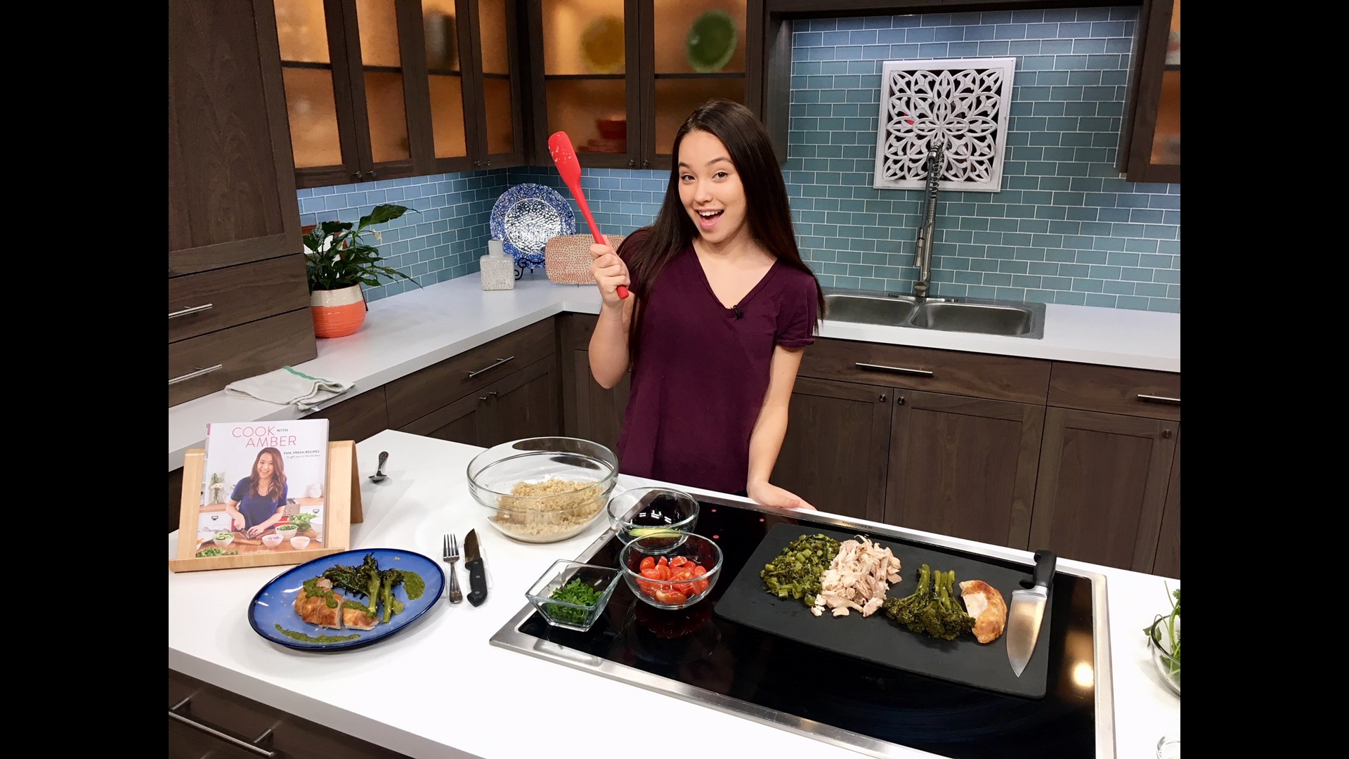 Food Network Star Kids Amber Kelley inspires kids to get in the kitchen ...