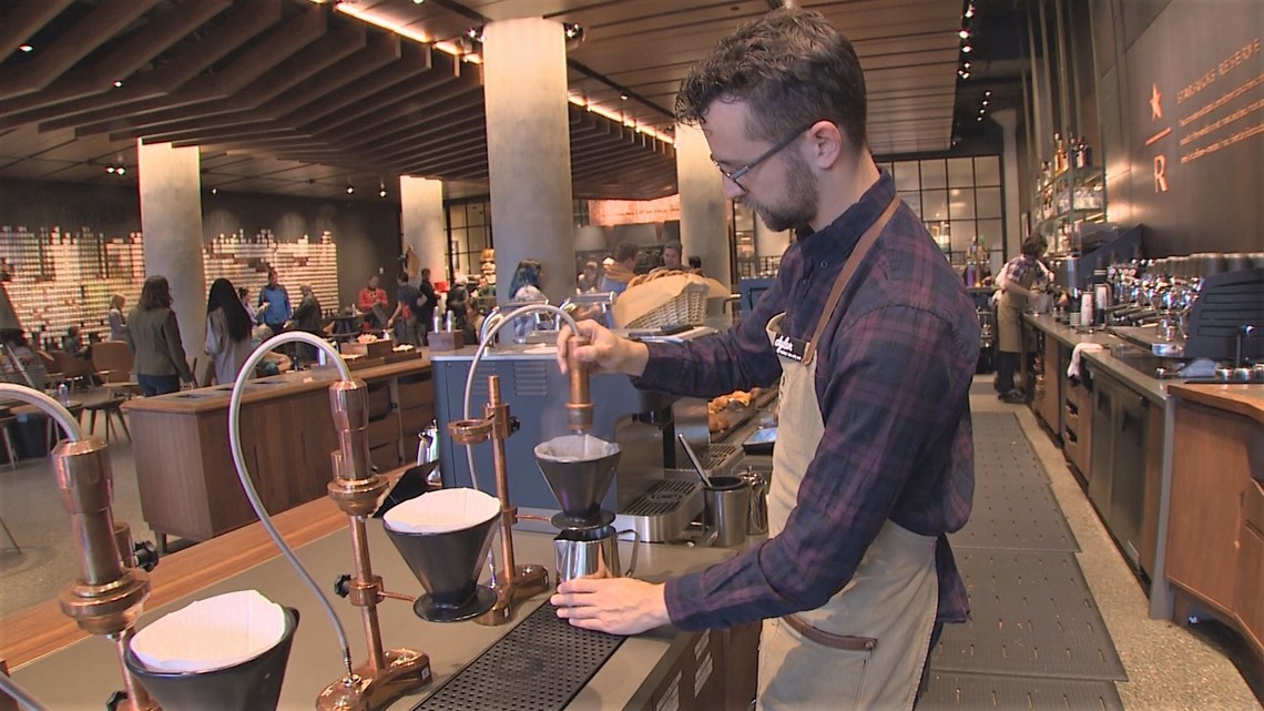 Starbucks offers a one of a kind experience at the SODO Reserve Store ...