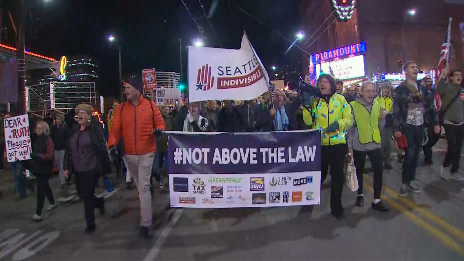 Seattle marchers join nationwide protest to protect Robert Mueller ...