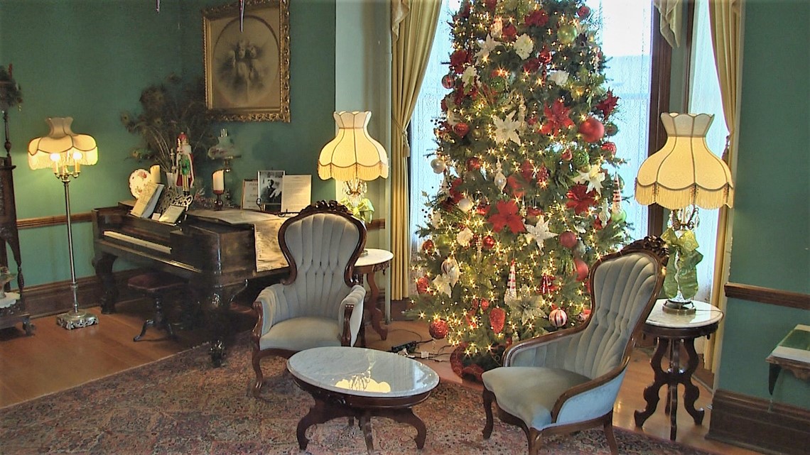 The halls are decked at Puyallup's Meeker Mansion | king5.com