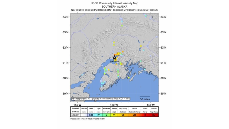 Dozens of aftershocks follow 7.0 earthquake in Anchorage | king5.com