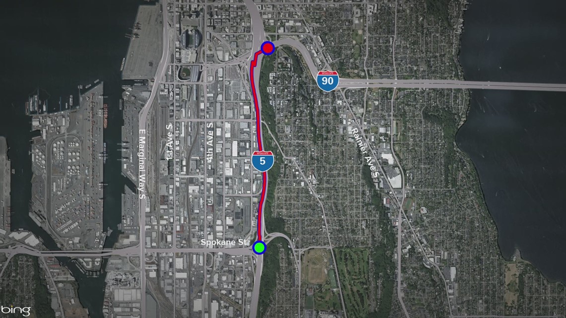 Southbound I-5 lanes closed this weekend for Revive I-5 work in Seattle ...