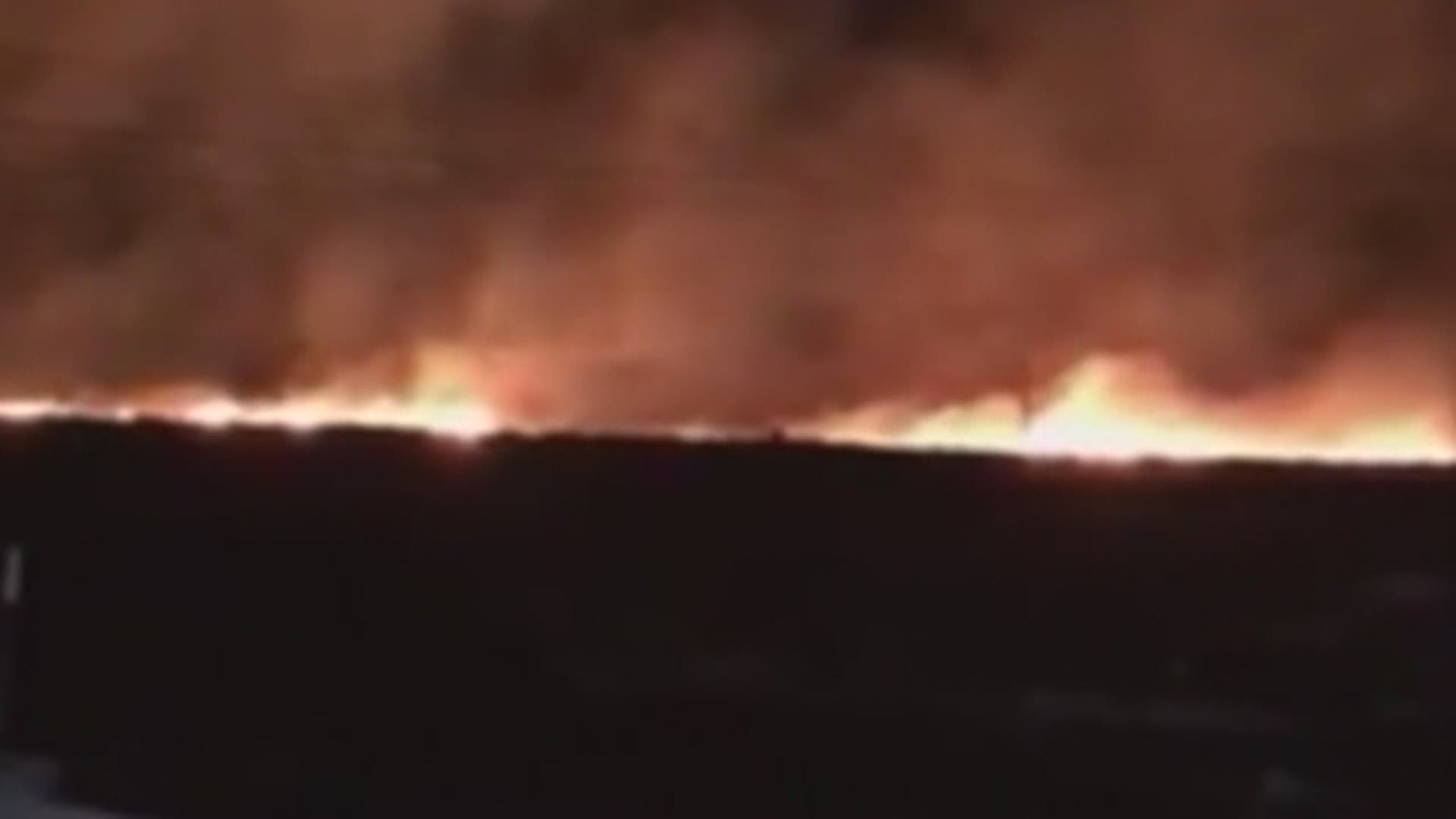 Wildfire forces evacuations in Grant County, destroys one home | king5.com