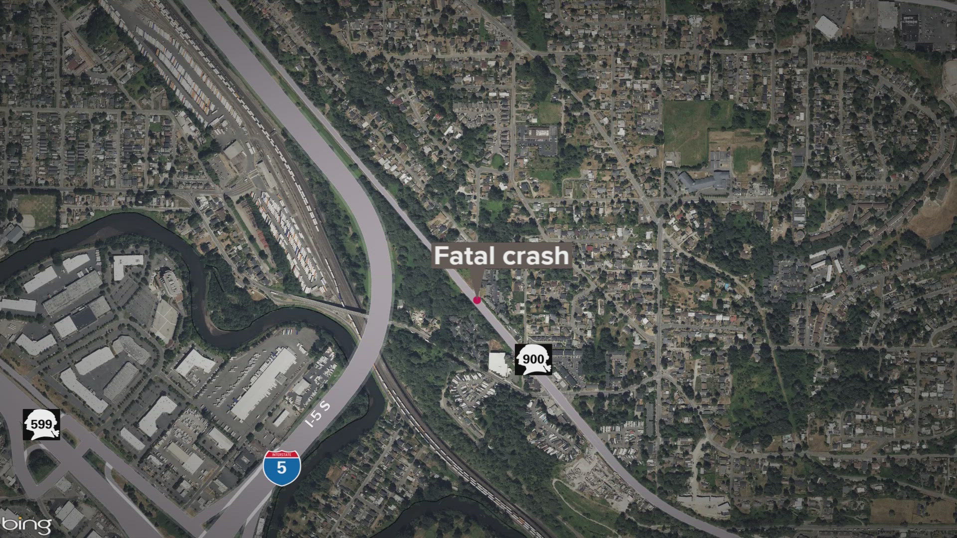 2 killed, 1 injured in single-vehicle crash near Tukwila | king5.com