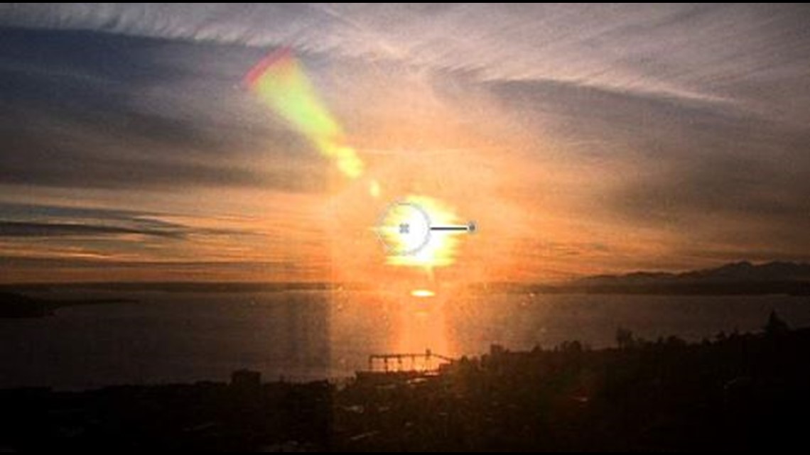 Watch the sun set after 5 p.m. on Puget Sound | king5.com