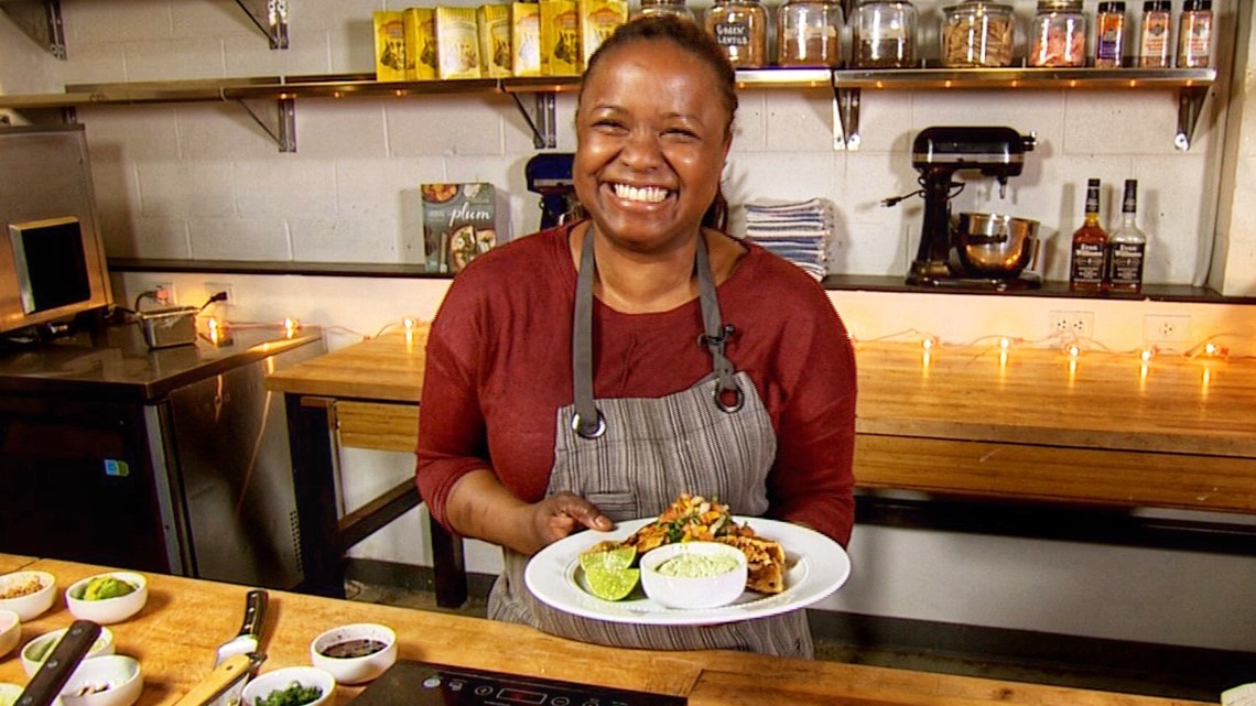 Chef Makini Howell goes south of the border with her vegan quesadillas ...