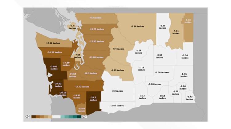 Despite July rain, Washington much drier than normal this year | king5.com