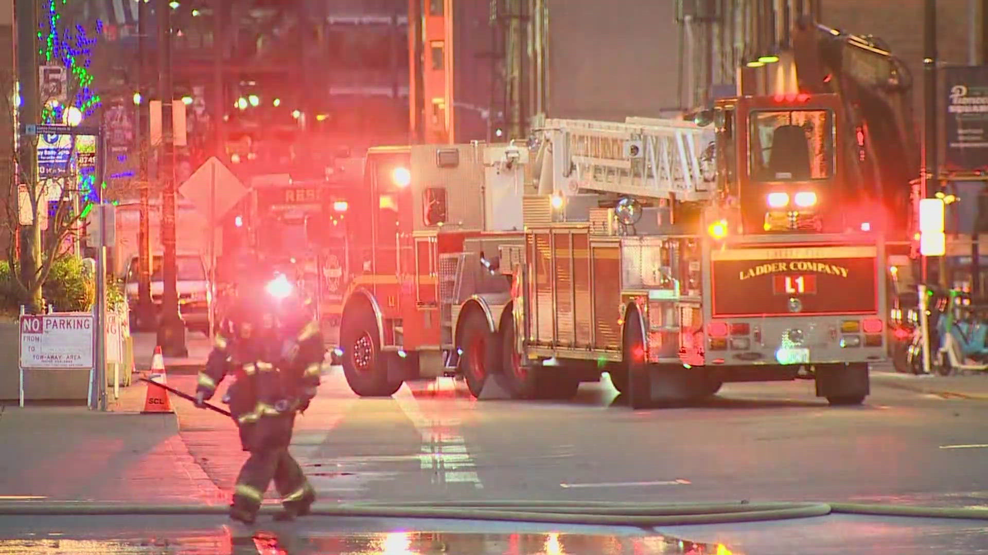 Natural gas leak causes evacuations near Lumen Field | king5.com