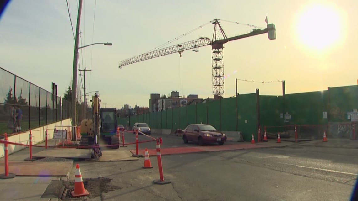 Downtown Seattle saw record construction growth in 2018 | king5.com