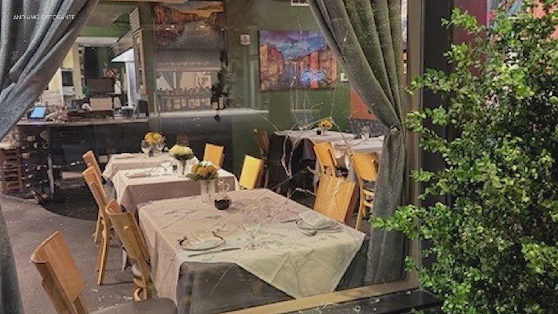 Windows shattered at Bellevue Italian restaurant | king5.com