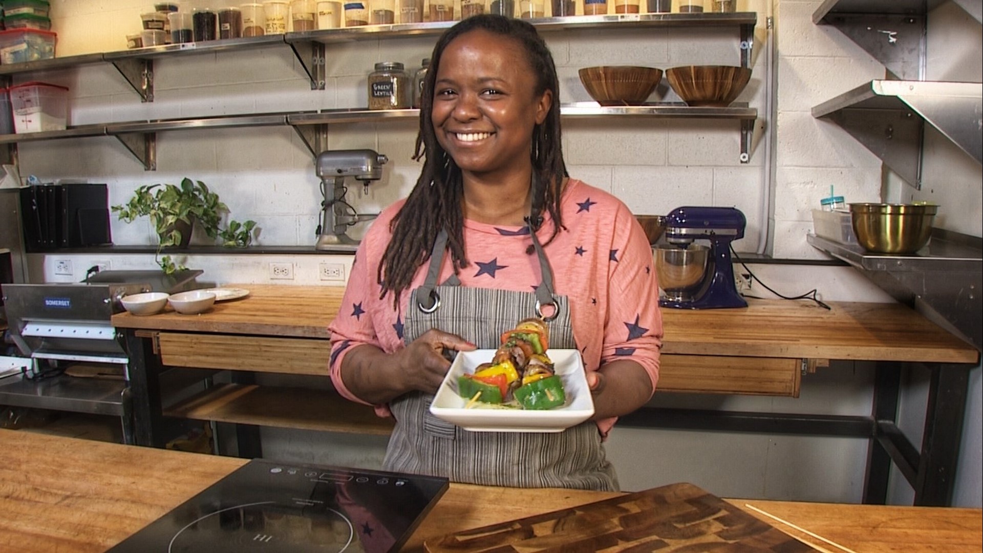 Grill indoors with this flavorful plant-based Kabob recipe - Makini's ...