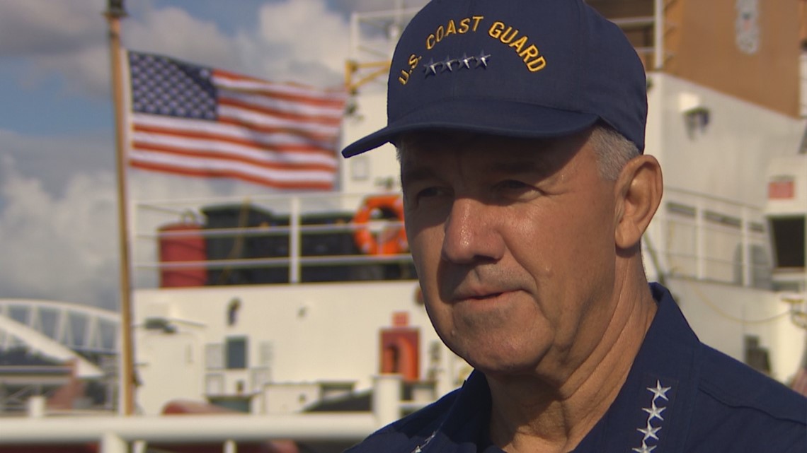 Coast Guard's top officer visits Seattle to discuss port growth | king5.com