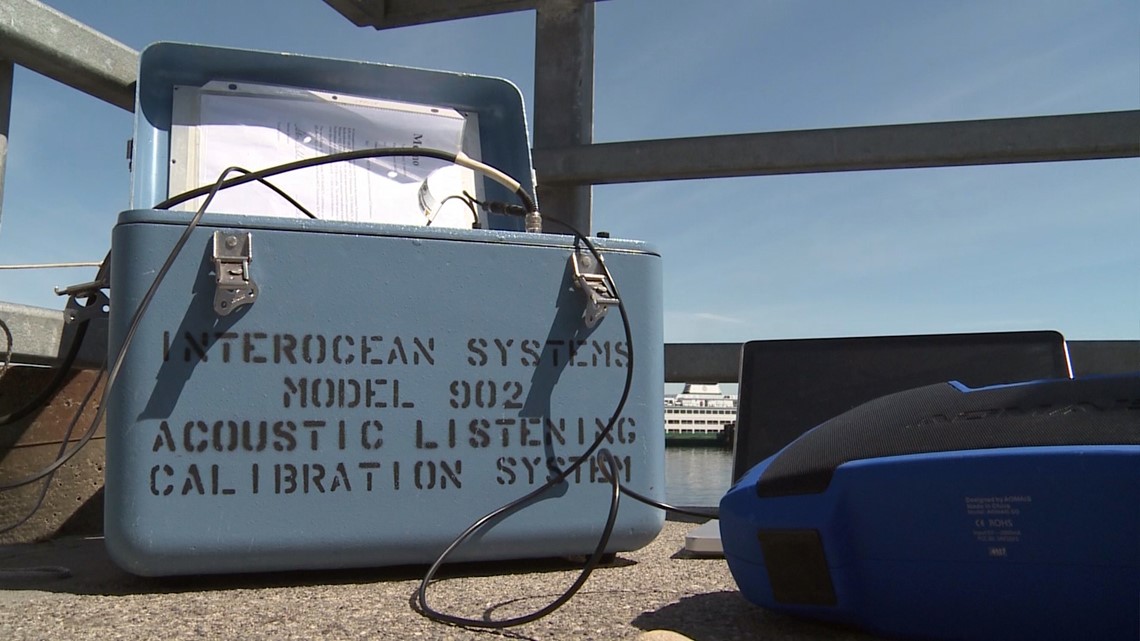 Underwater microphones show how noisy it is for orcas in Puget Sound ...