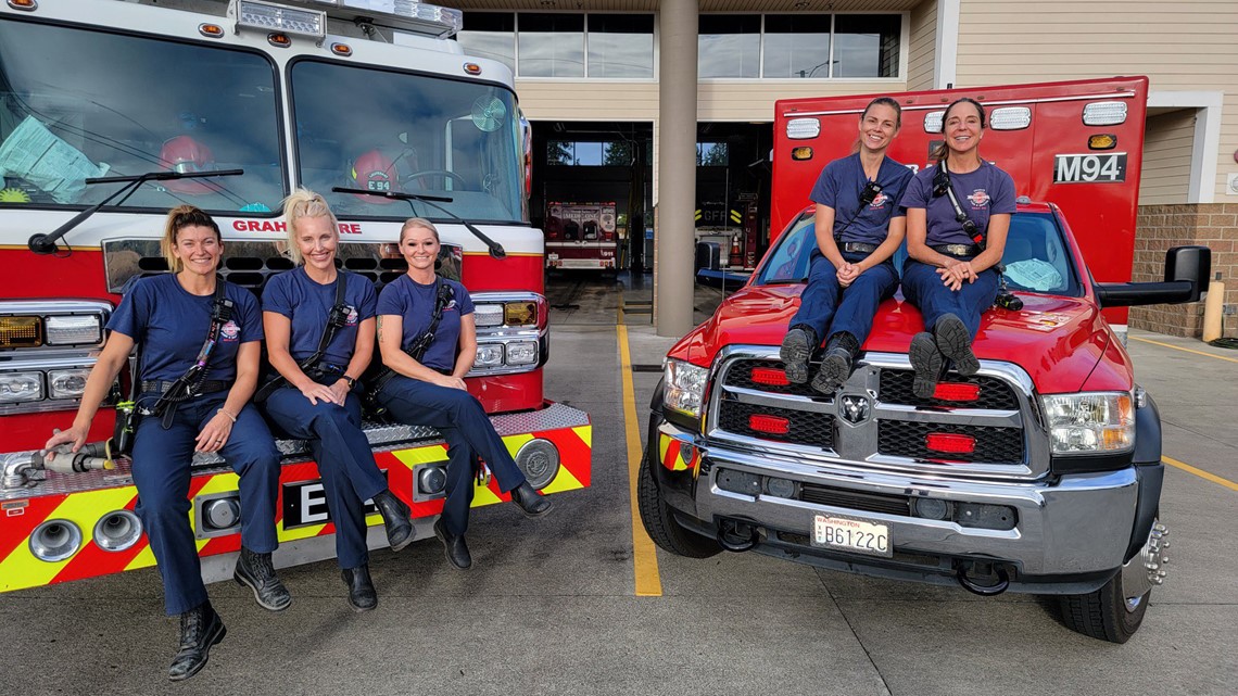 Graham Fire & Rescue introduce department's first all-female crew ...
