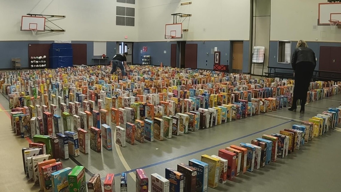 Donald Eismann Elementary students have some fun before making big food ...