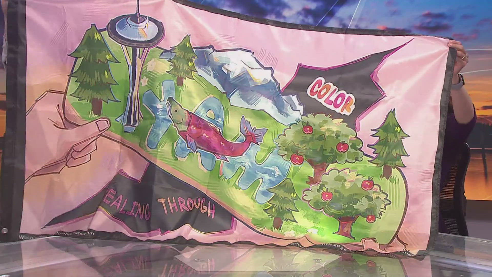 March proclaimed Washington State Youth Art Month: Winning flag design ...