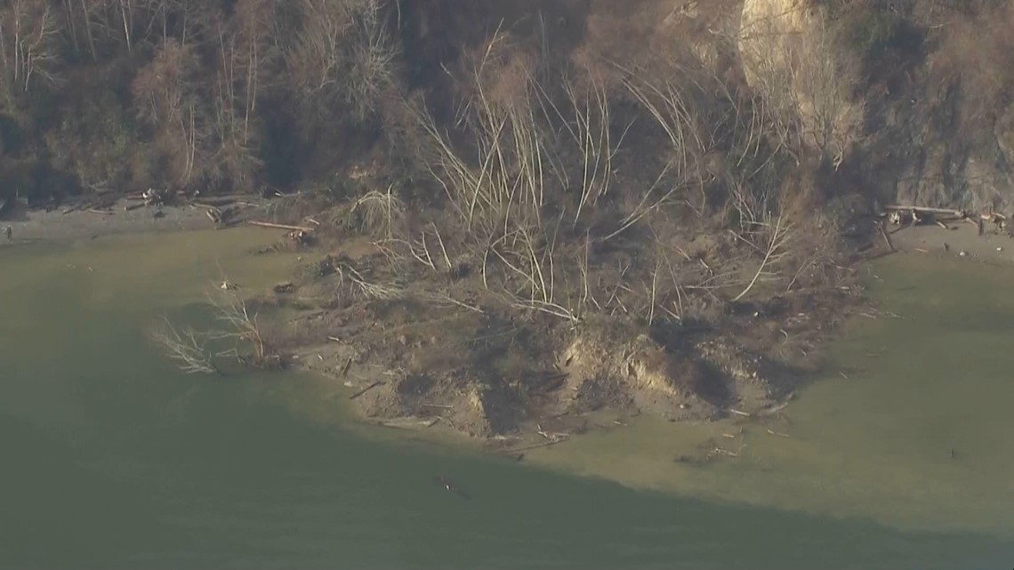 Landslide on Whidbey Island | king5.com