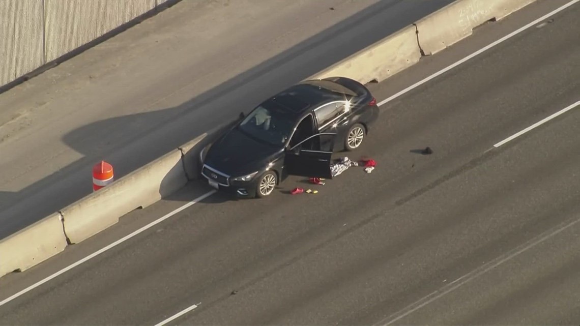 1 shot in the face in road rage shooting on NB I-5 near SeaTac | king5.com