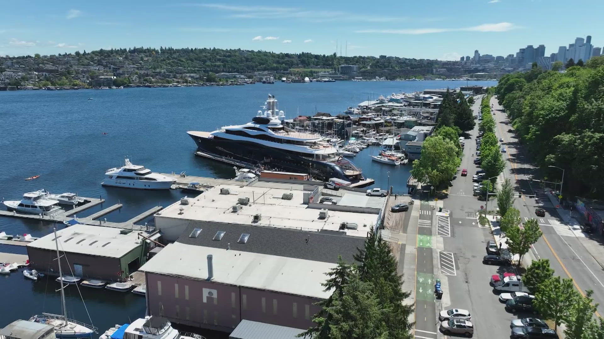 Superyacht linked to Mark Zuckerberg turning heads in South Lake Union ...