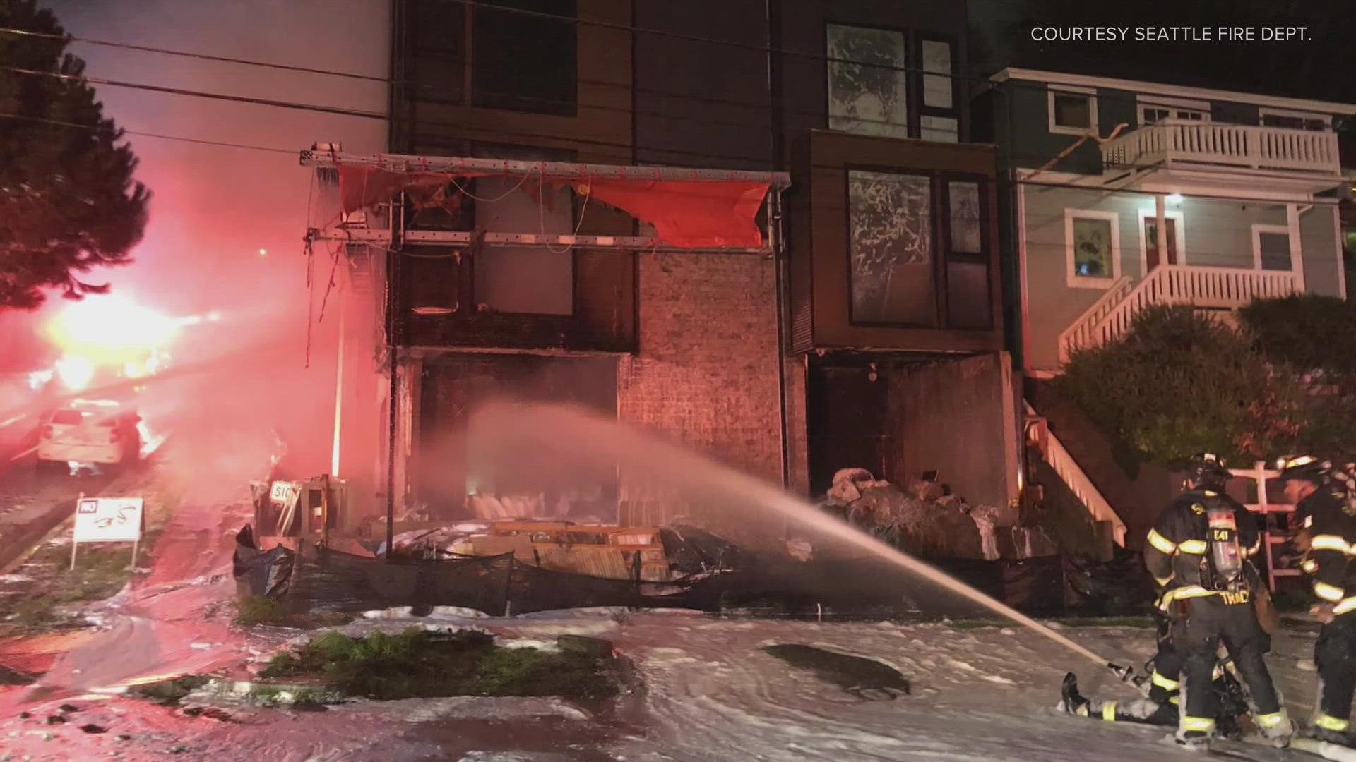 2-alarm fire damages townhome in Seattle | king5.com