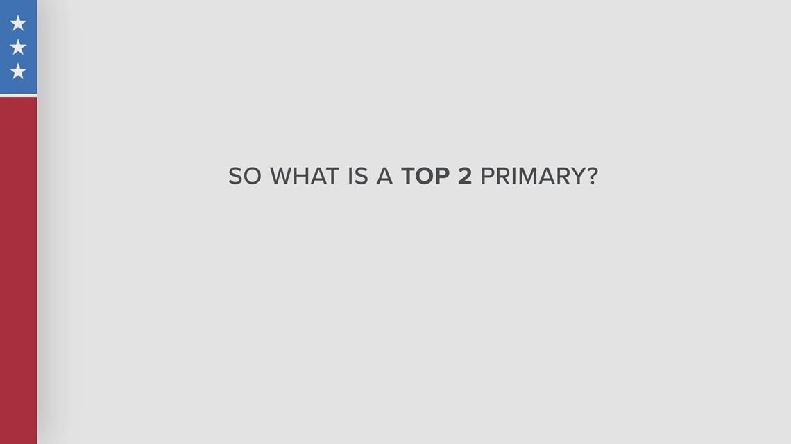What is a top two primary? | king5.com