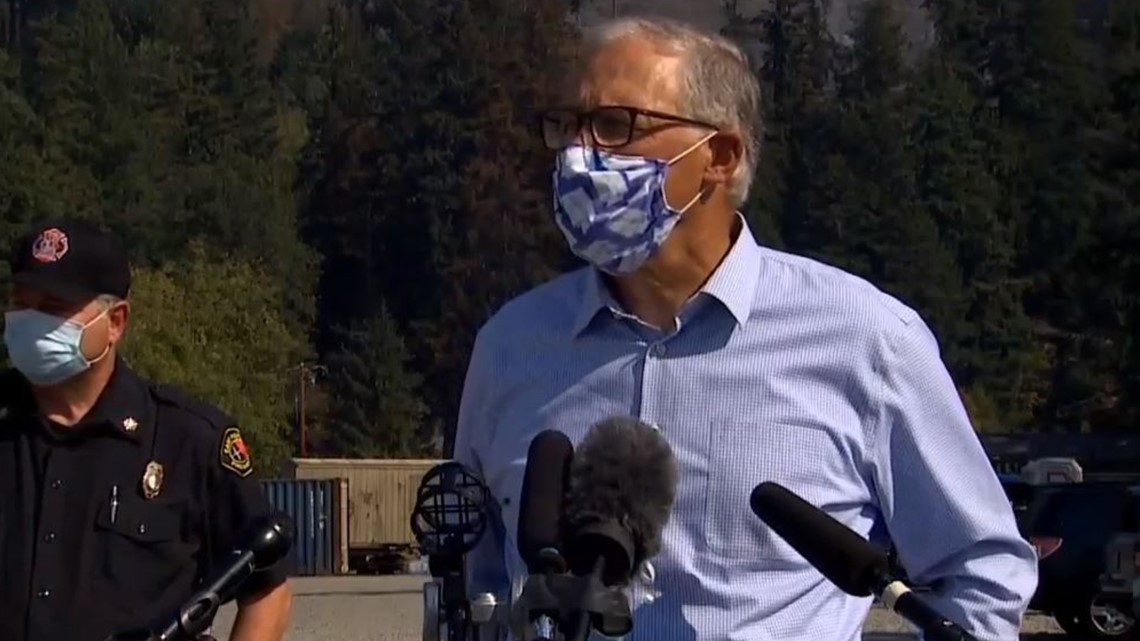Gov. Inslee declares statewide emergency due to Washington wildfires ...