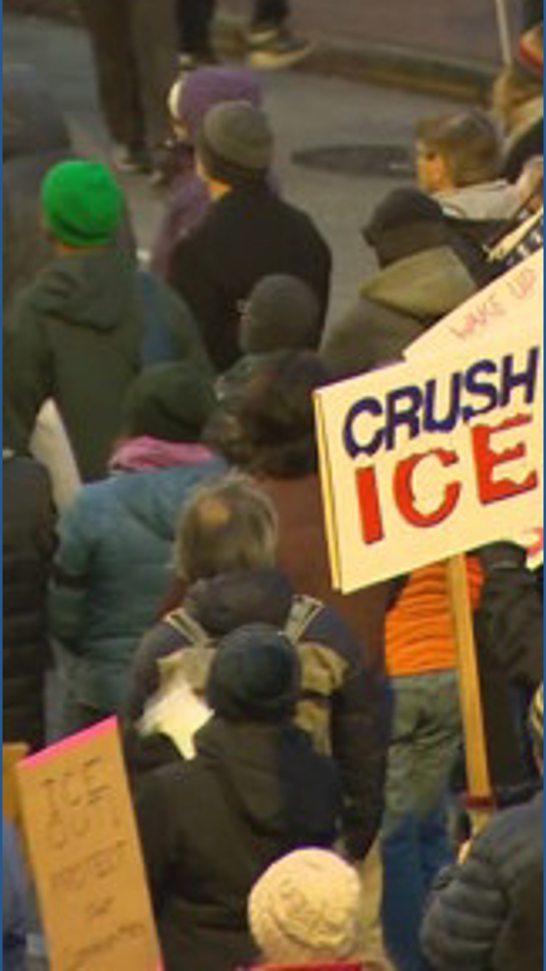 Hundreds gather for ICE protest in Seattle | king5.com